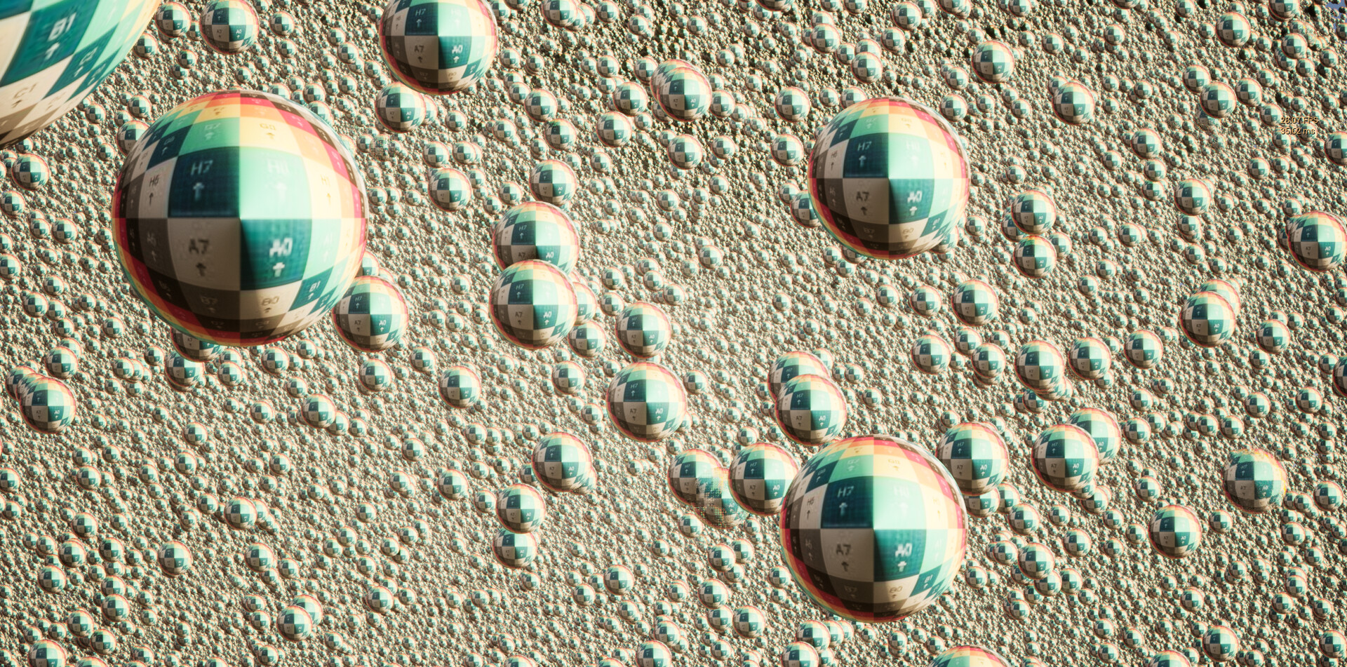 ArtStation - Rendering 3 000 000 imposter 3D sphere particles with a 2D ...