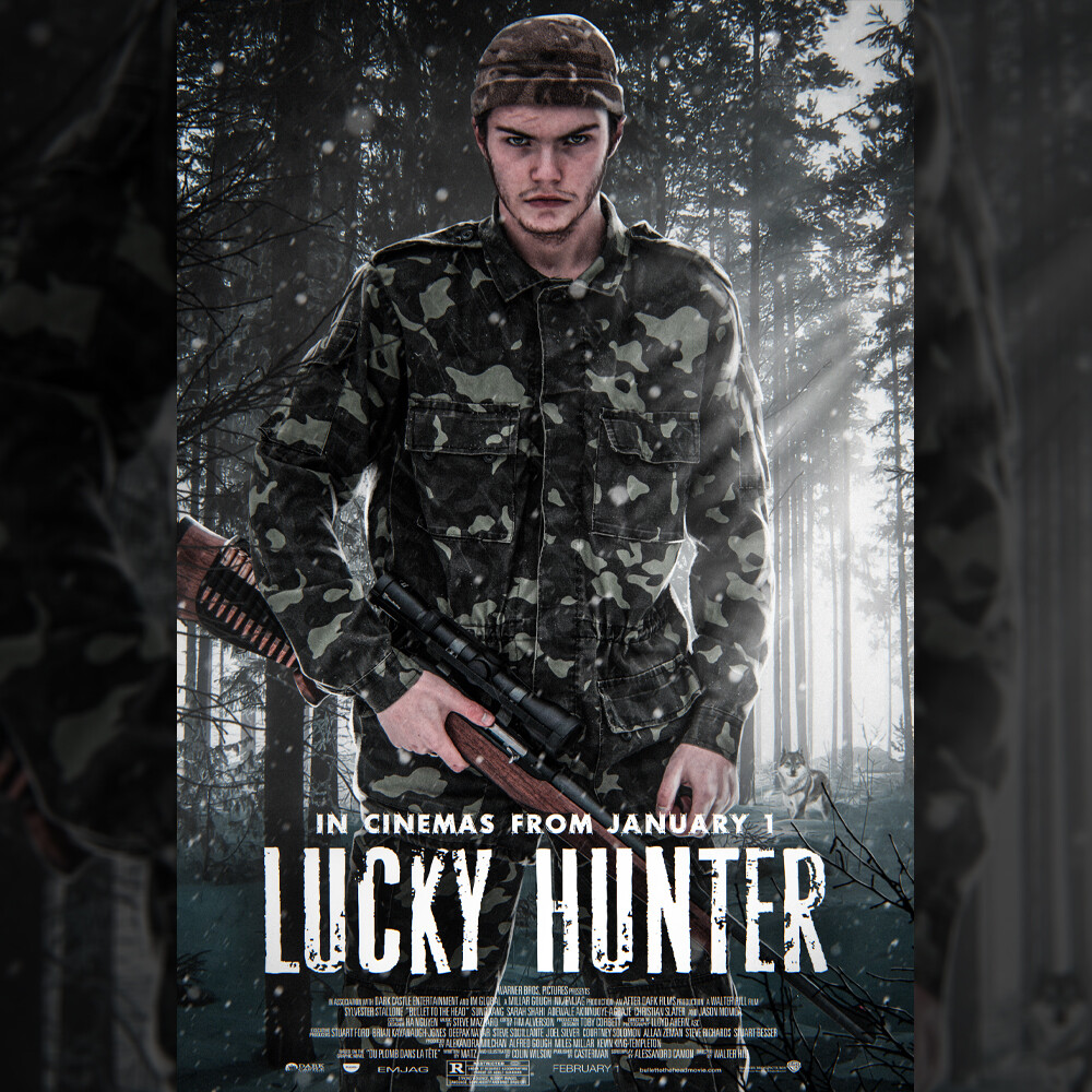 ArtStation - Movie Poster to the film "Lucky Hunter"