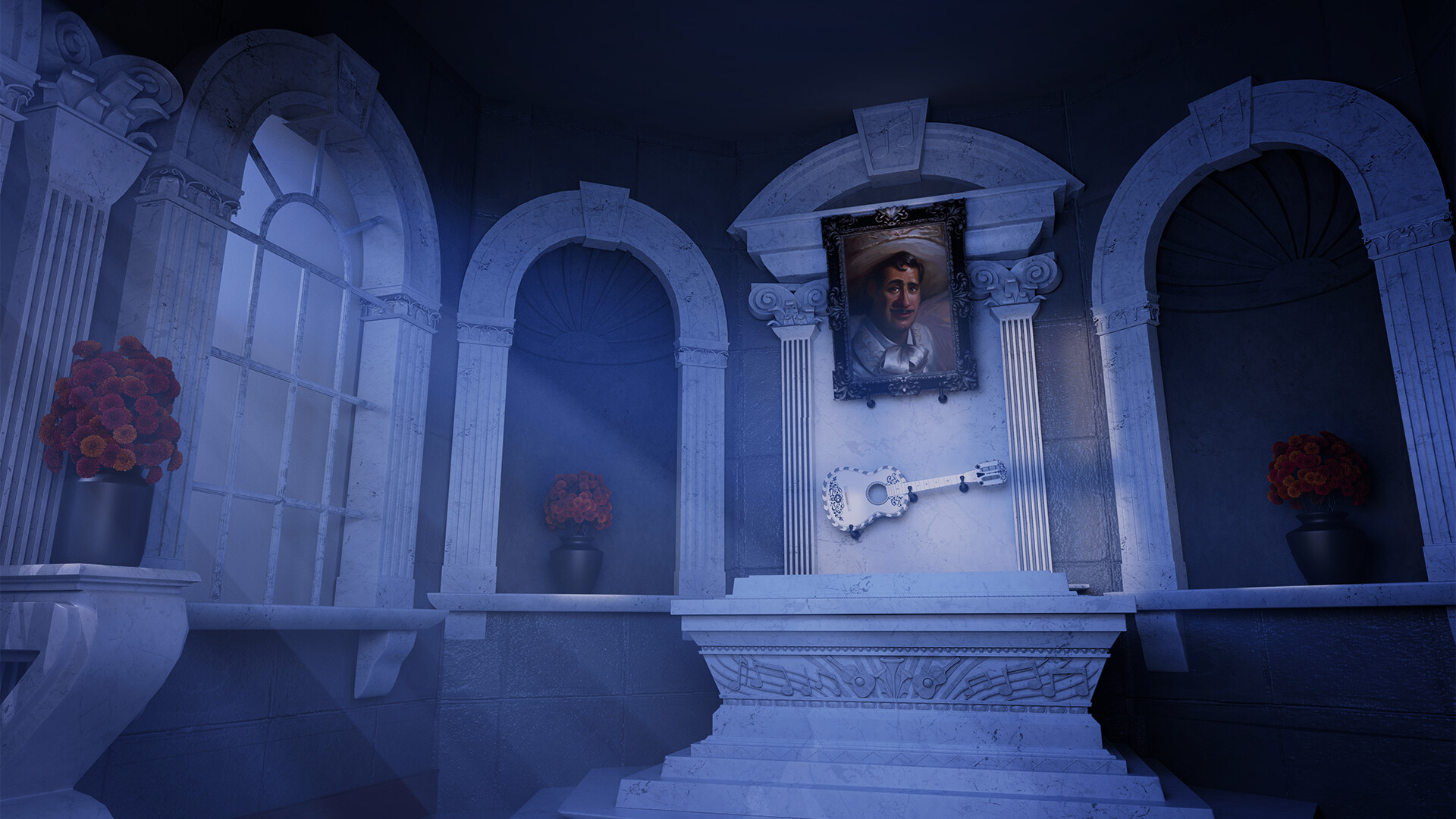 ArtStation - Scene Coco / Ernesto de la Cruz's Tomb