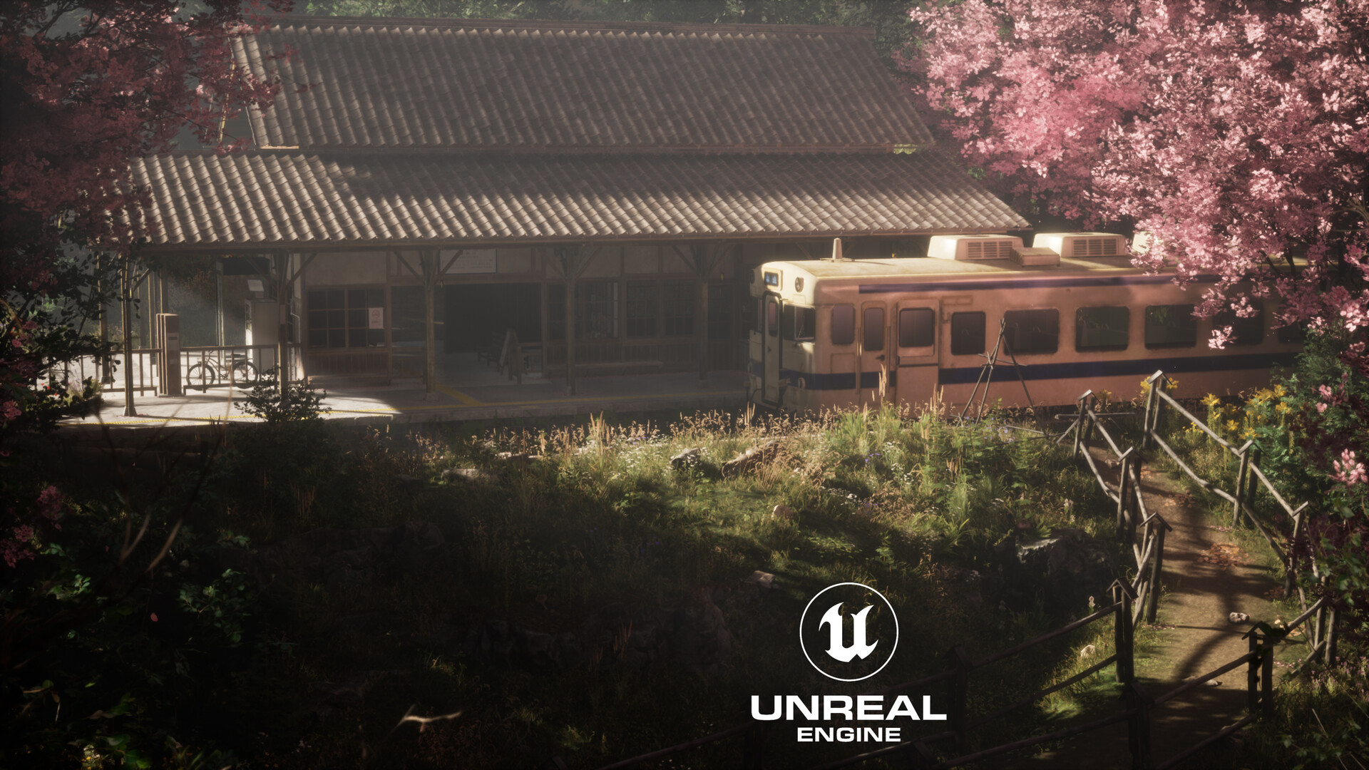 ArtStation - Japan Station & Train in Unreal Engine 5 : UE5 Part 2