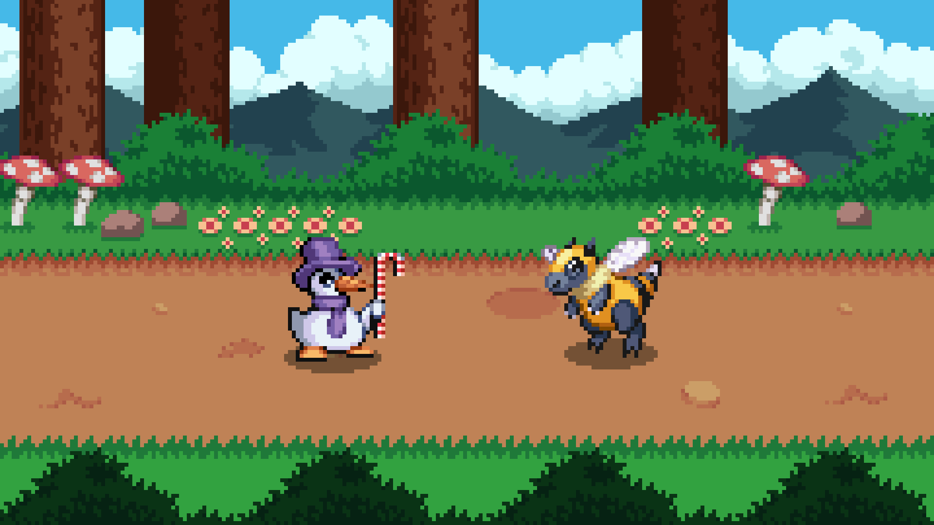 ArtStation - Side-Scroller Monster Turn Action RPG Game Mockup