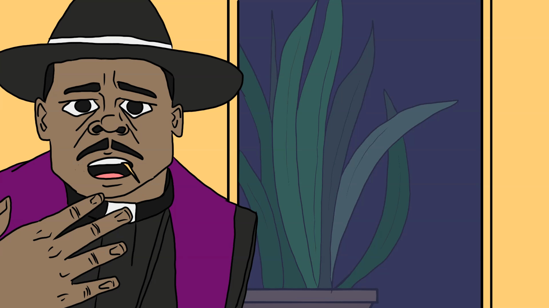 ArtStation - A Haunted House - Father Doug Scene - Animated via TVPaint