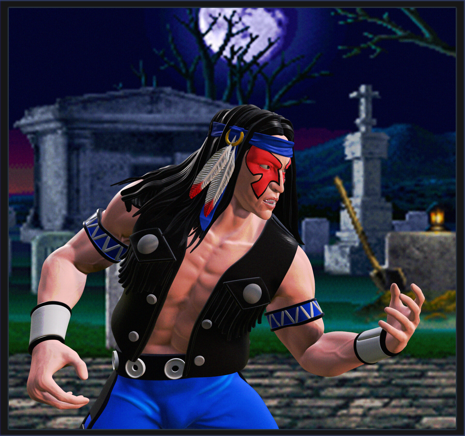 ArtStation - Classic Nightwolf Fan Art