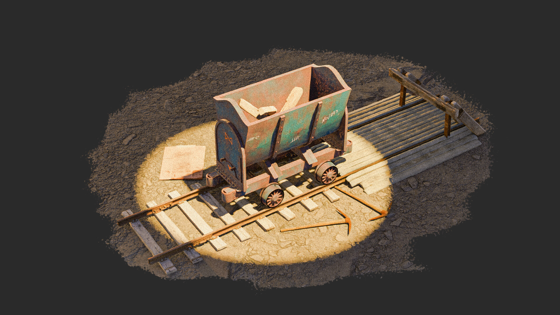 ArtStation - Mine Cart
