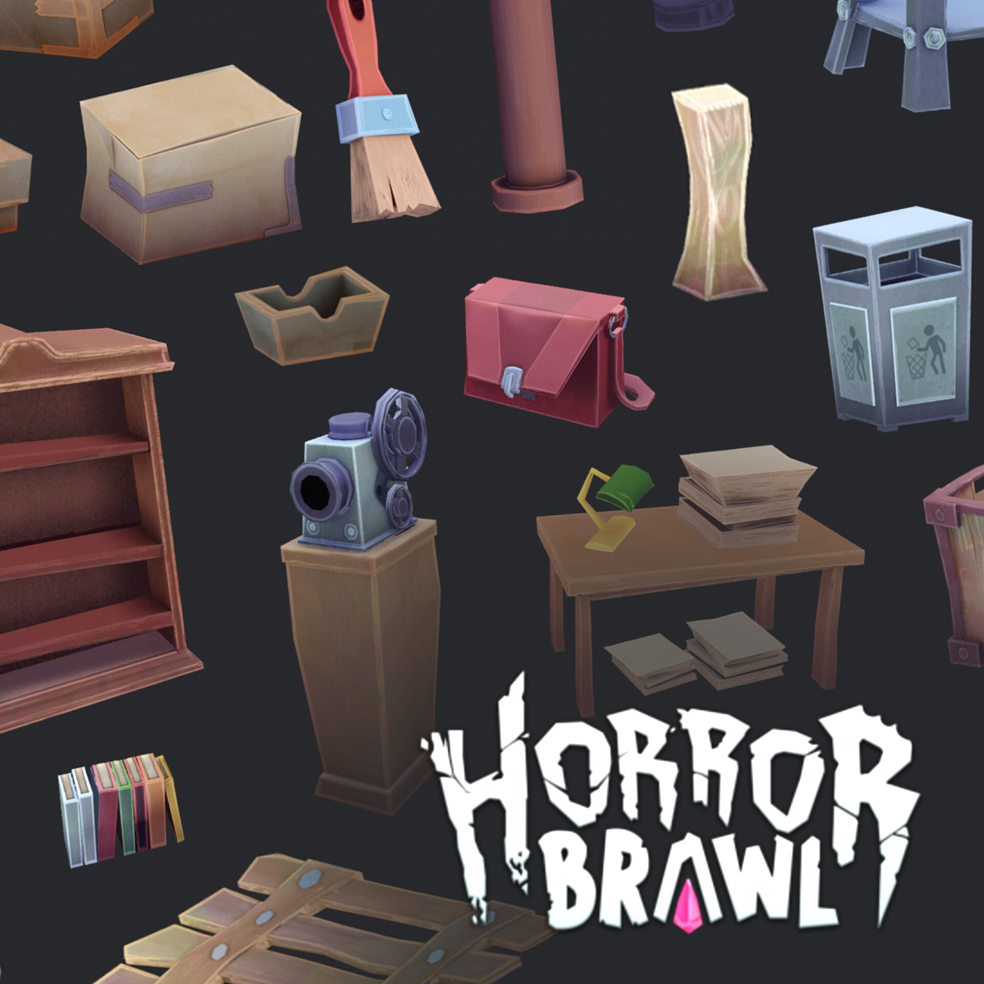 ArtStation - Horror Brawl: Map Props