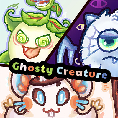 ArtStation - Ghosty Creature | Adoptable