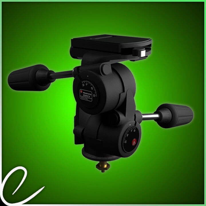 ArtStation - Realistic Tripod Mount Model - Jan 2022