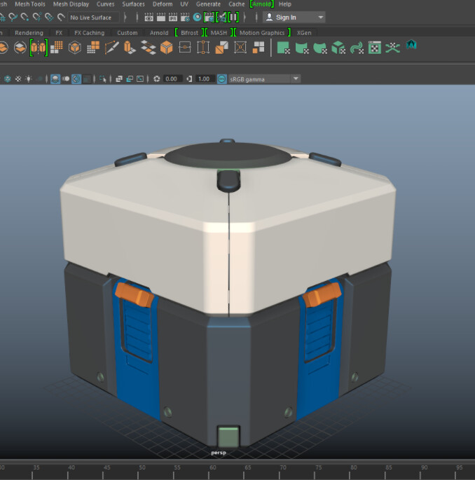 ArtStation - Overwatch-Loot Box-3D printing