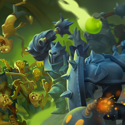 ArtStation - Battle Legion splash illustrations