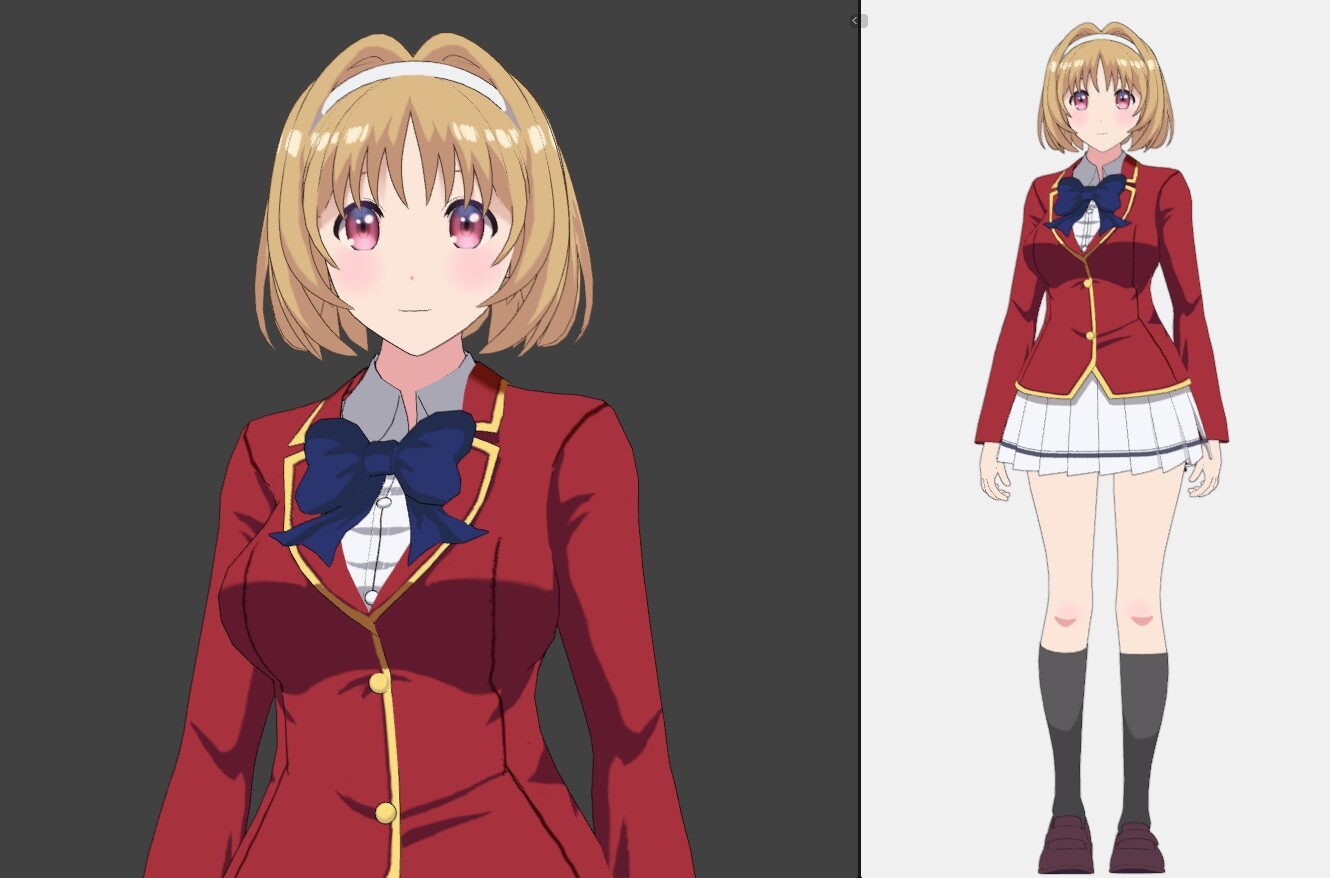 ArtStation - Kikyo Kushida - Classroom of the Elite