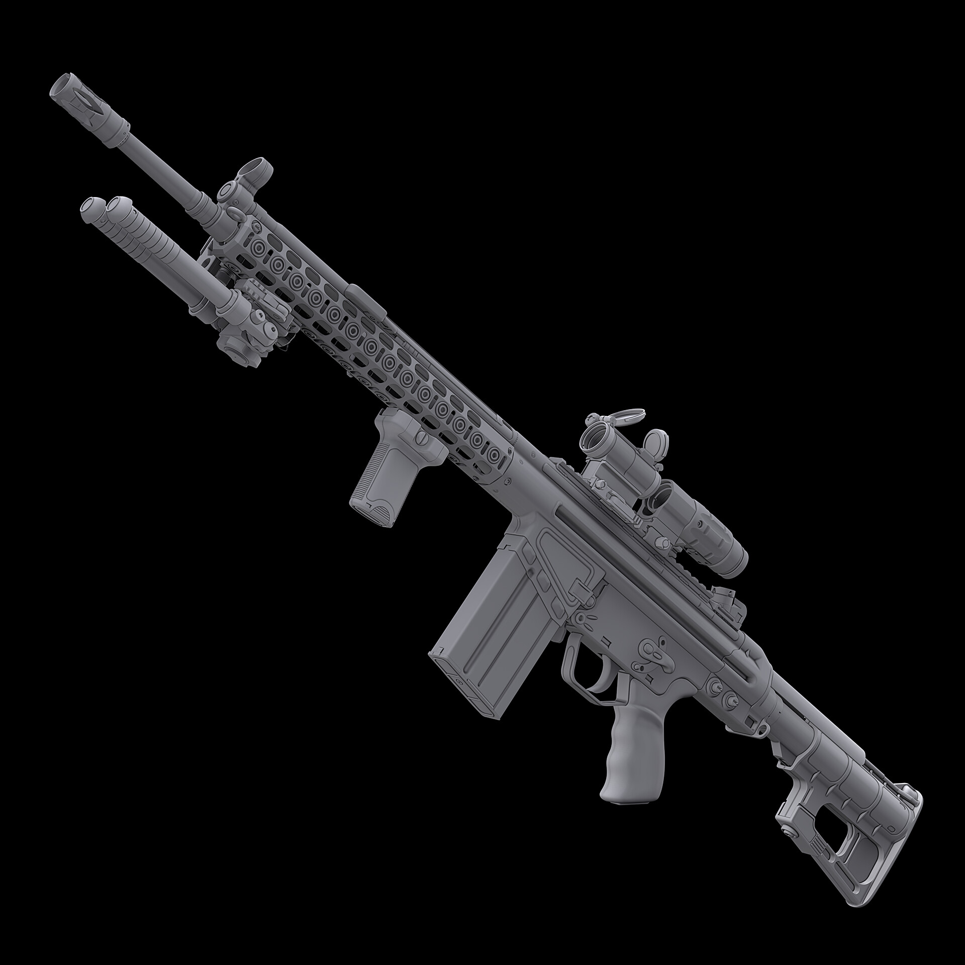 ArtStation - AK4D High Poly