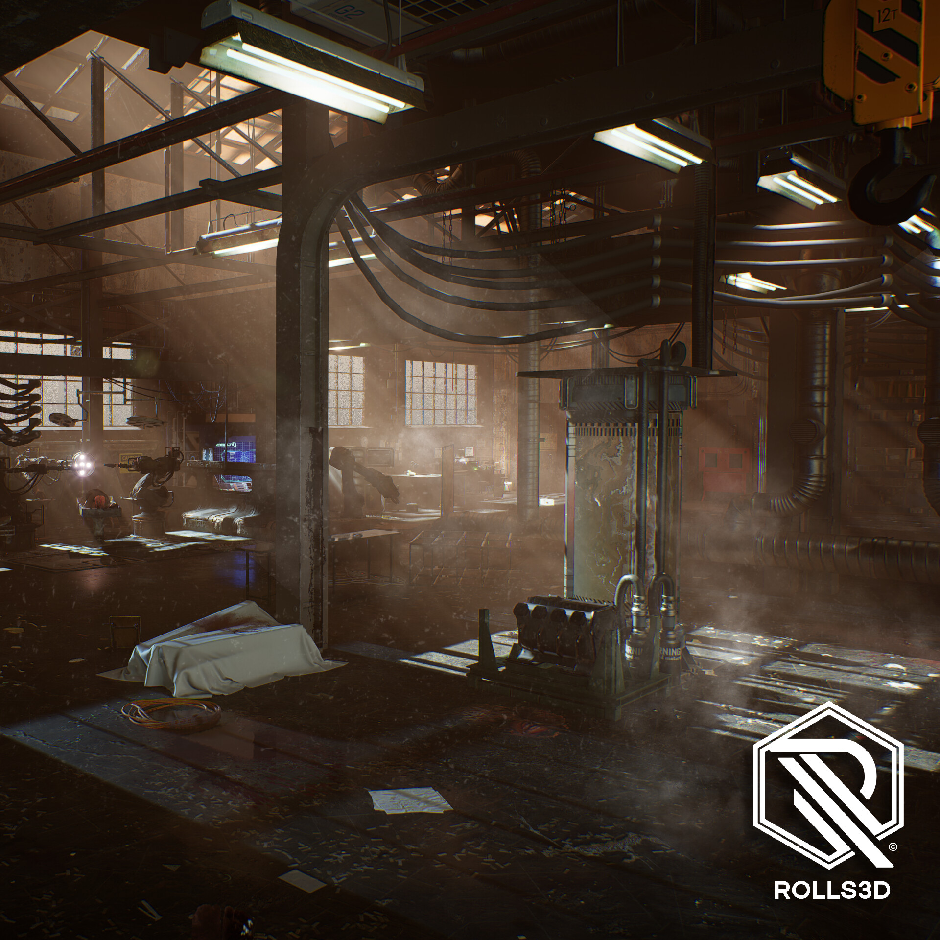 ArtStation - Postapocalyptic Lab