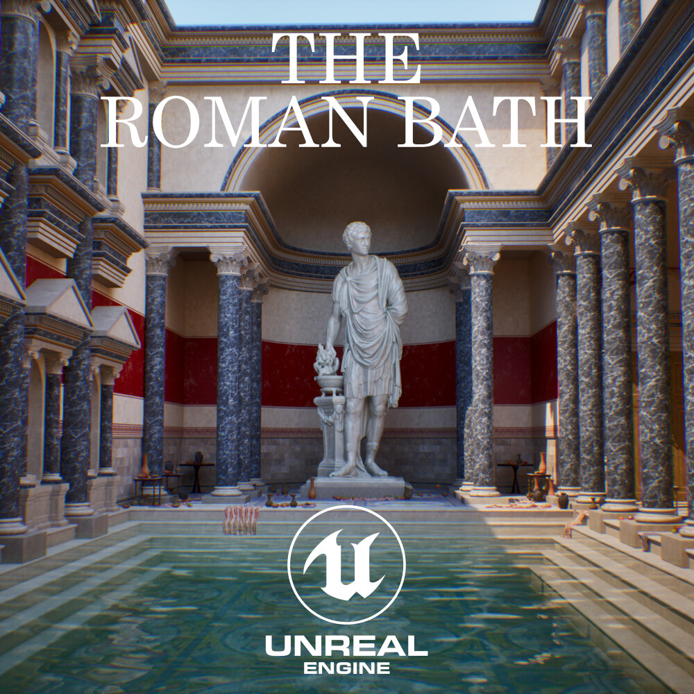 ArtStation - The Roman Bath