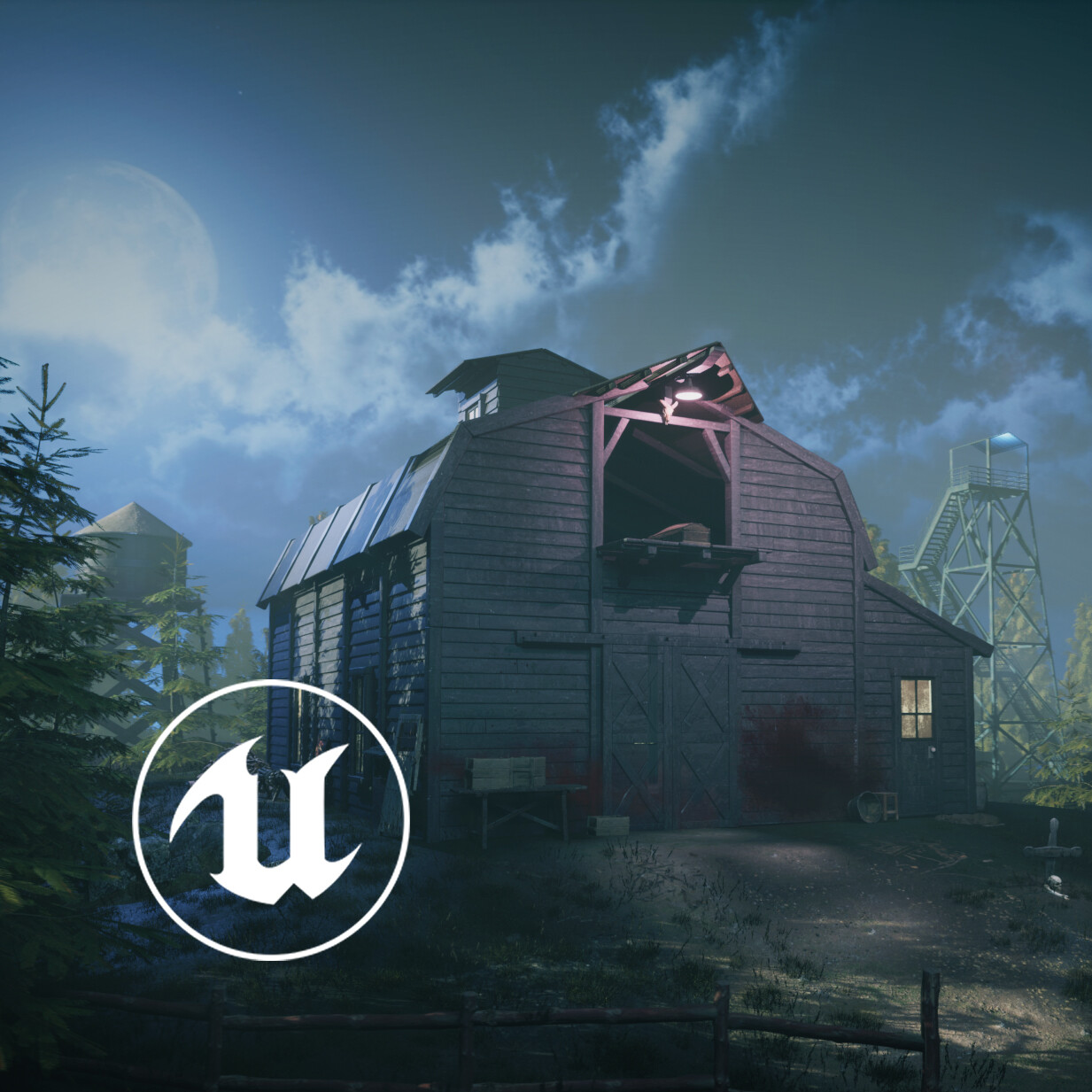ArtStation - Haunted Farm -Unreal Engine 5