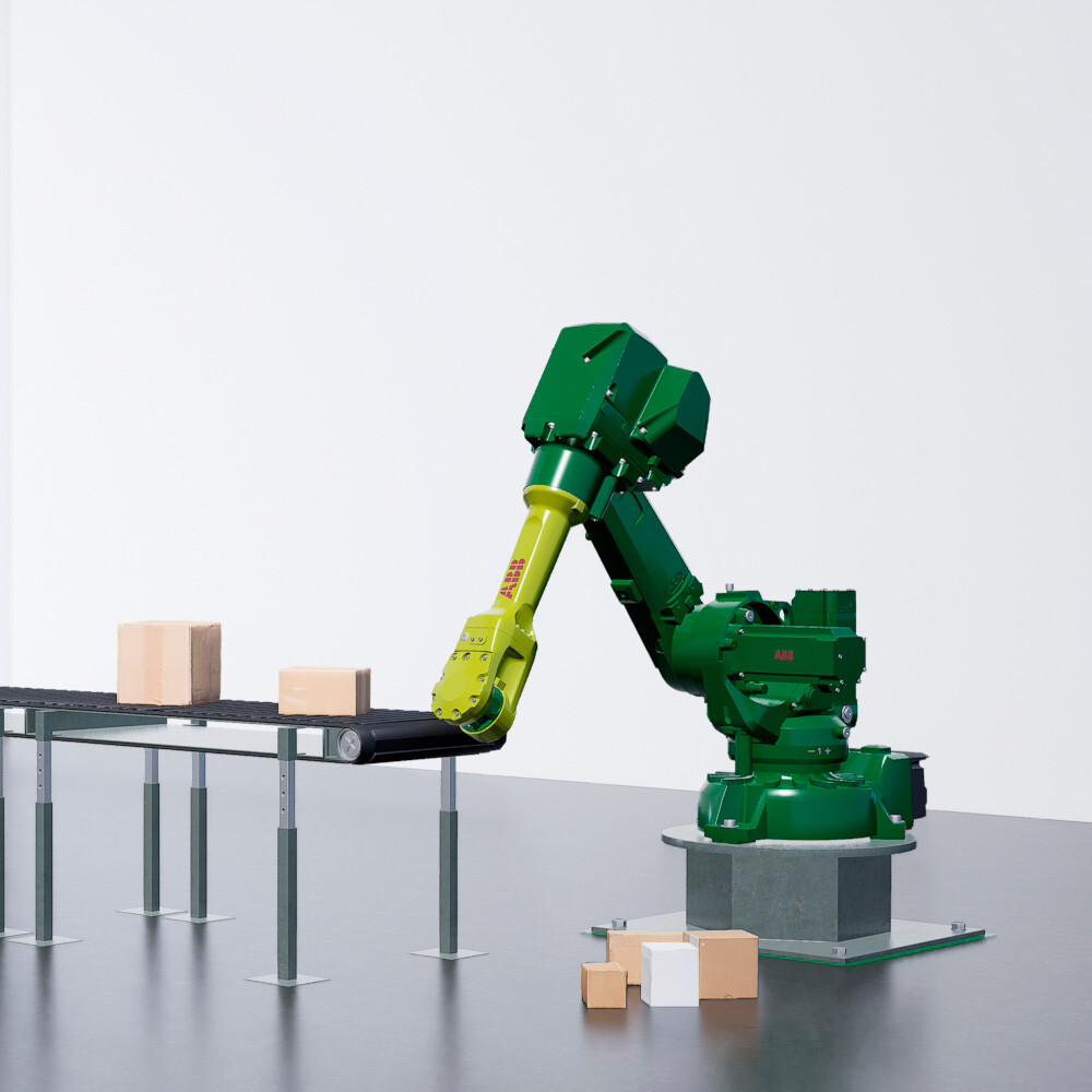 ArtStation - Robotic Arm rigging and animation