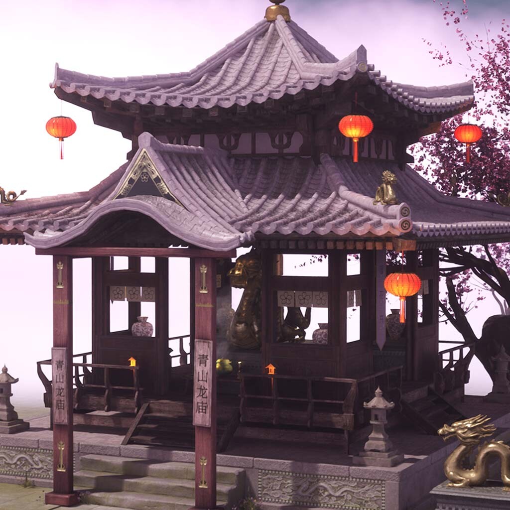 ArtStation - Dragon Shrine