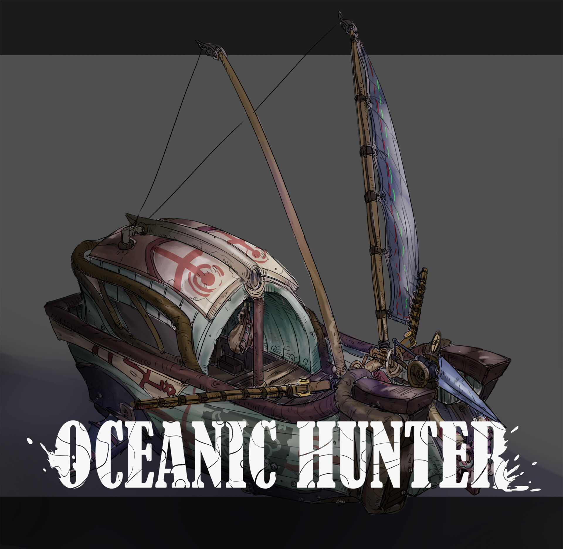 ArtStation - Oceanic Hunters: Hunter's Watercraft