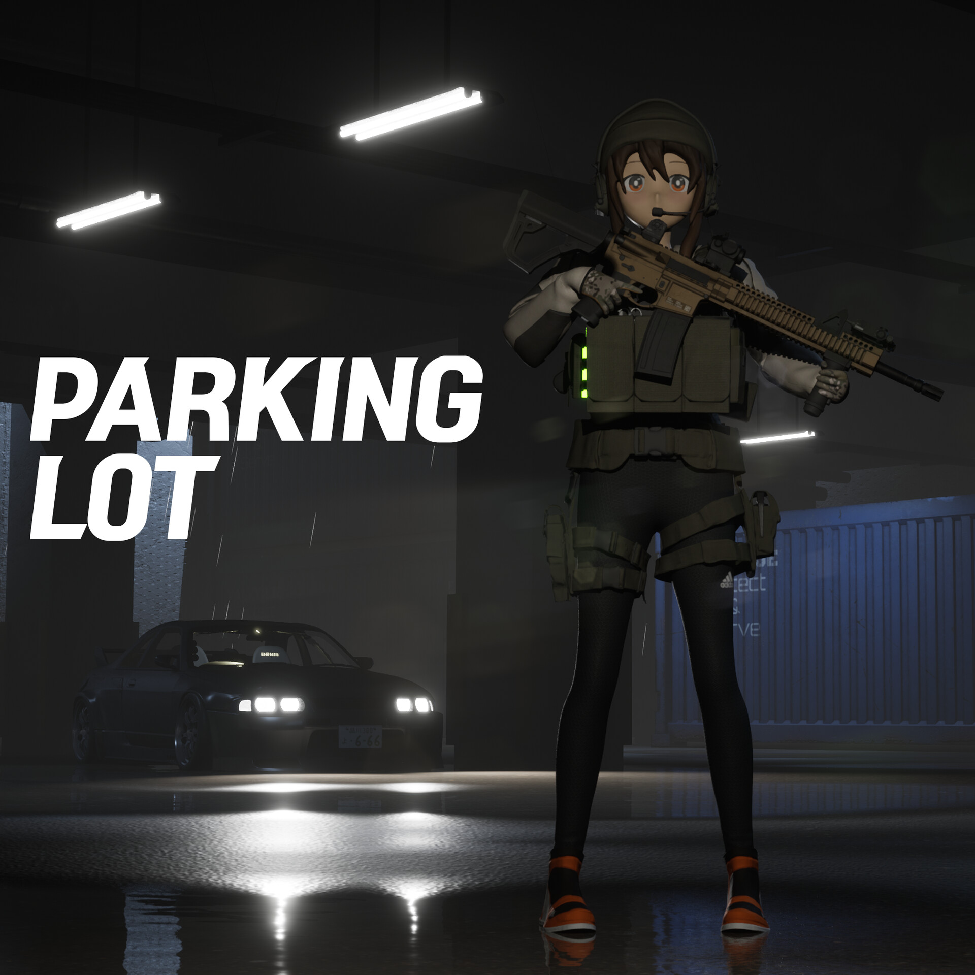 ArtStation - Parking Lot | Unreal Engine 4