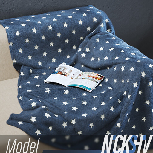 ArtStation - Blanket with stars model