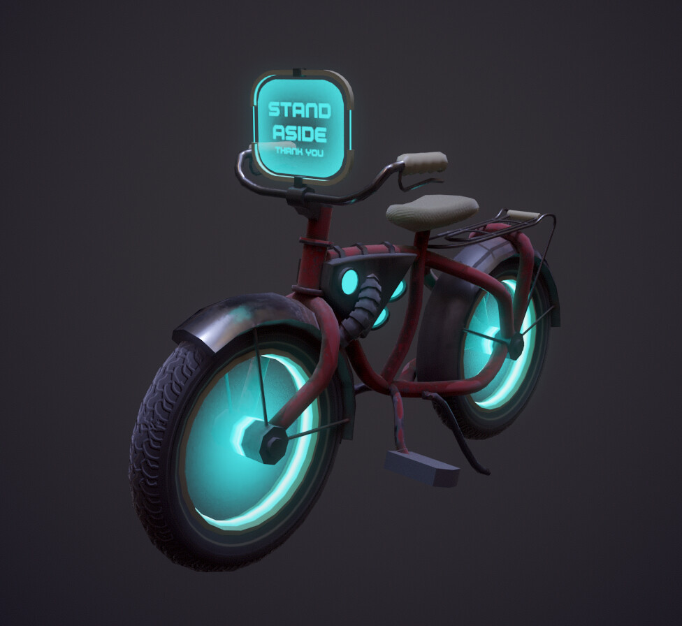 ArtStation - Stylized Scifi Bike