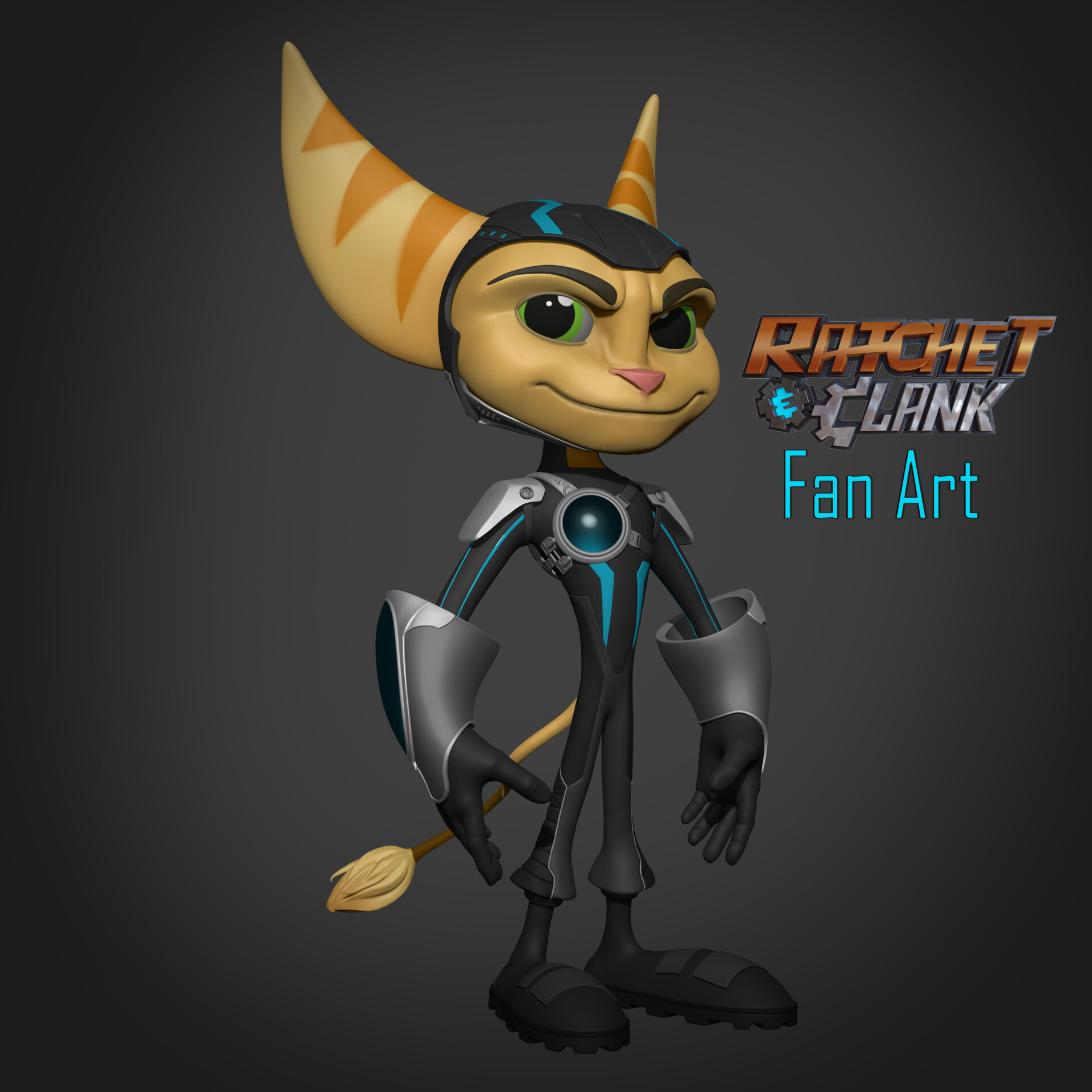 ArtStation - Ratchet fan art