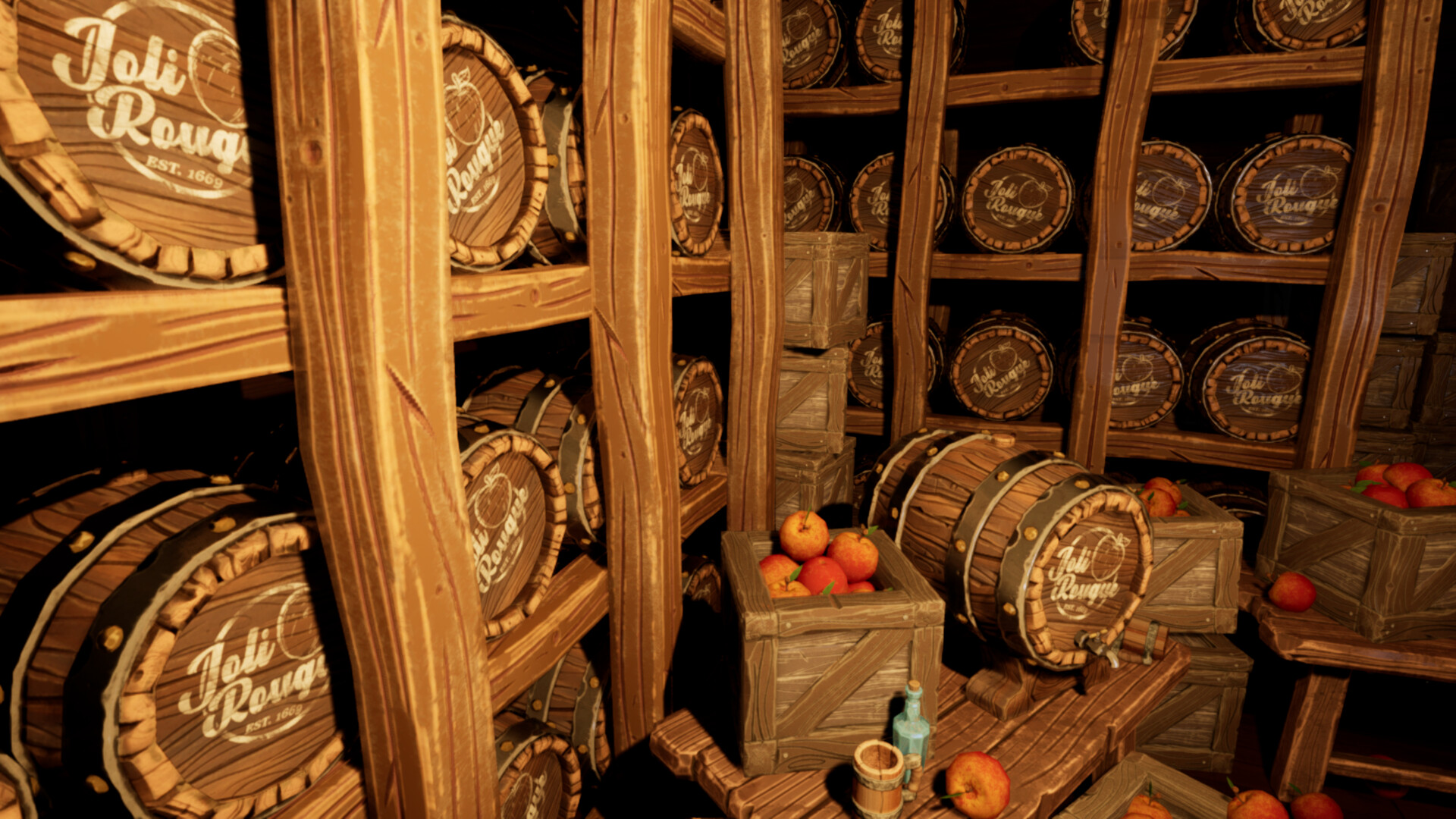 ArtStation - Cider cellar