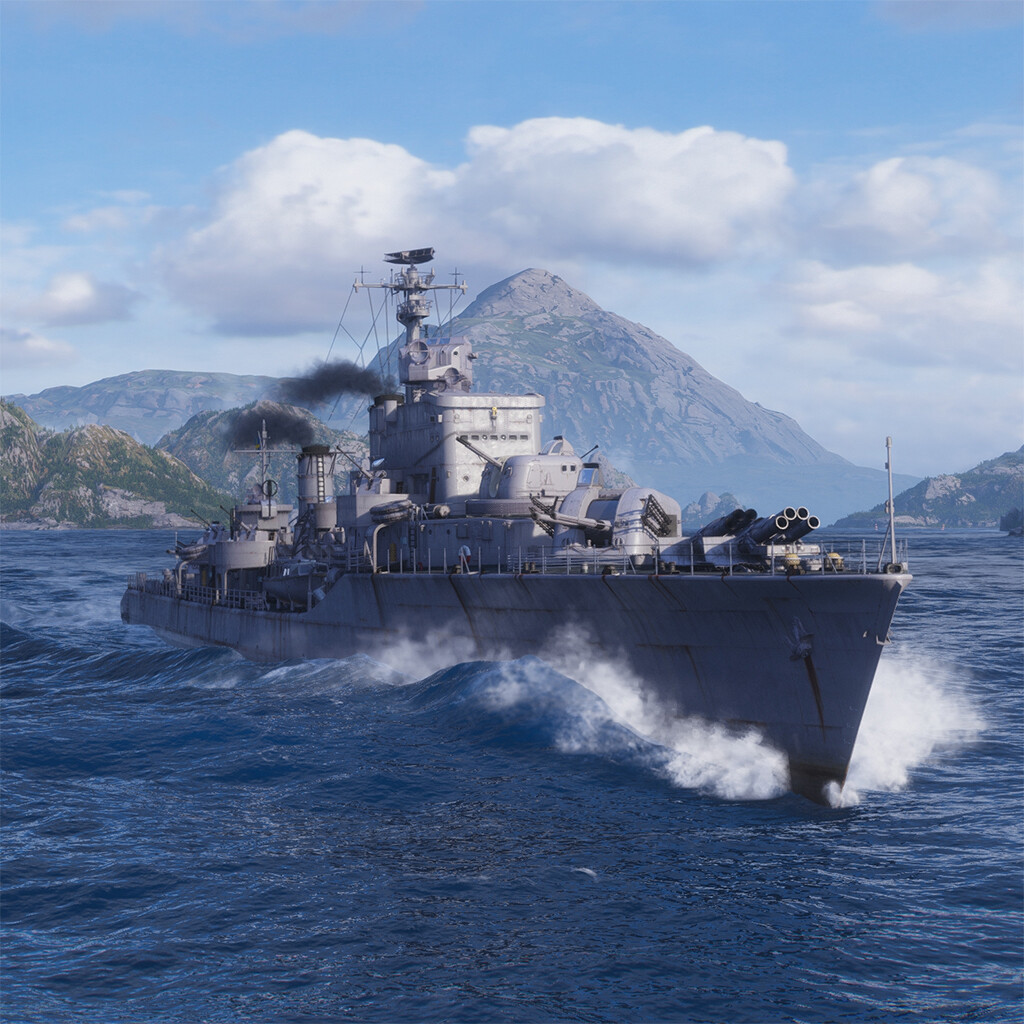 ArtStation - Swedish Destroyer Halland