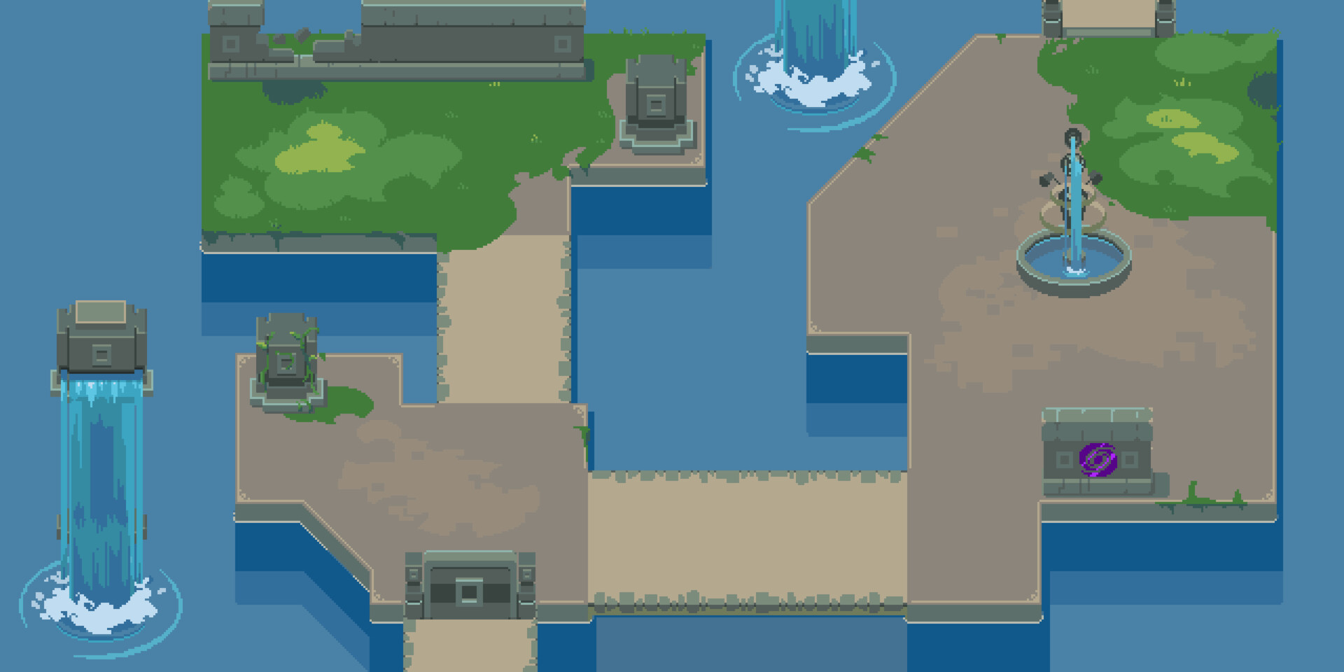 Louis Riveron | Pyxelrayn - Environments of ENDLESS WANDER [Concepts]