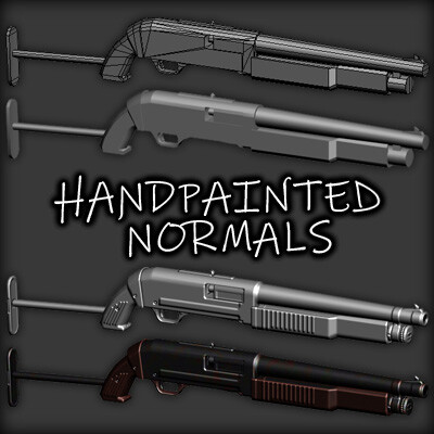 ArtStation - Handpainting Normal Maps pixel by pixel! #20