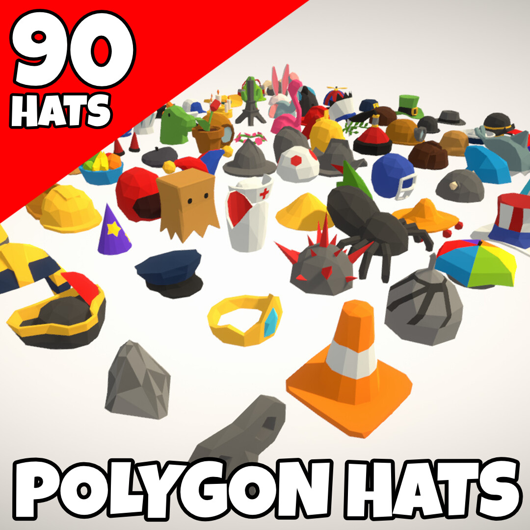 ArtStation - Ultimate Polygon Hat Bundle