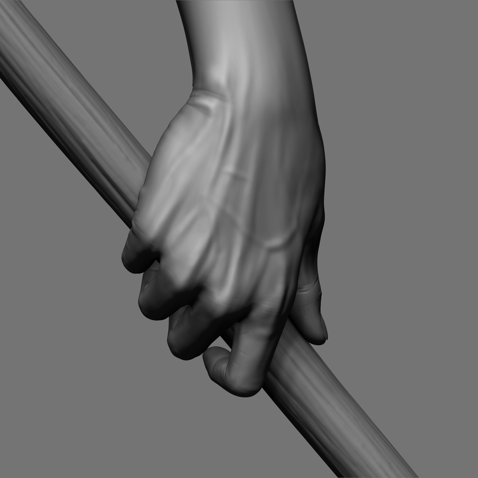 ArtStation - Posed_Hand_zbrush_sculpt
