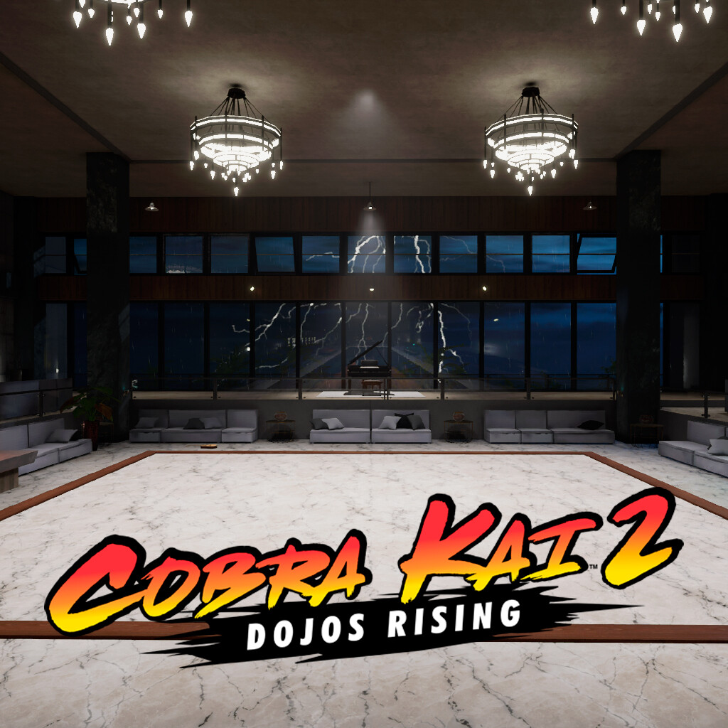 ArtStation - Environment Art - Terry Silver Mansion - Cobra Kai 2: Dojos Rising