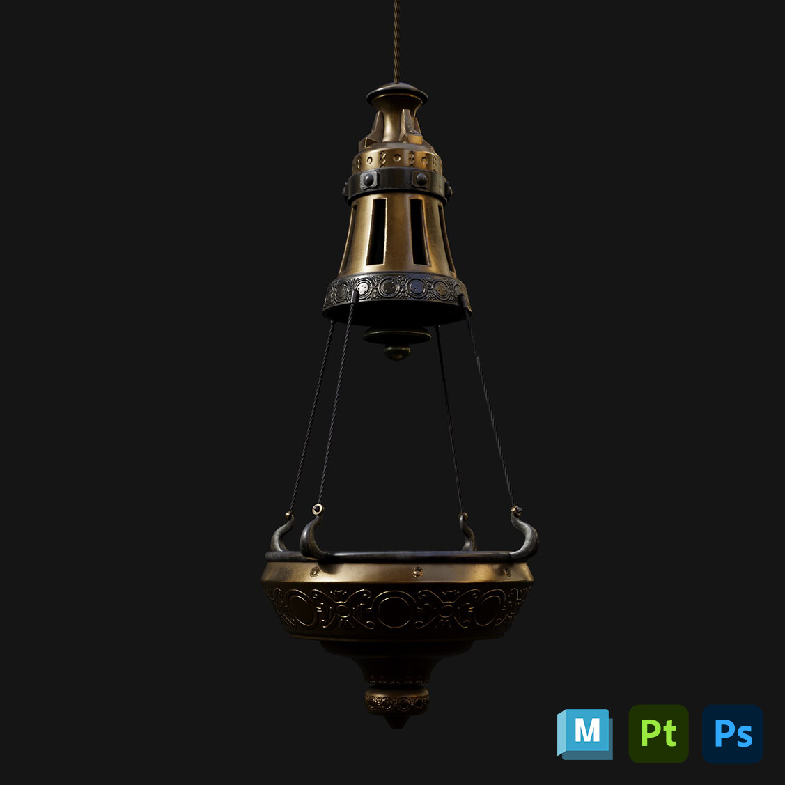 ArtStation - Lantern | Game ready asset