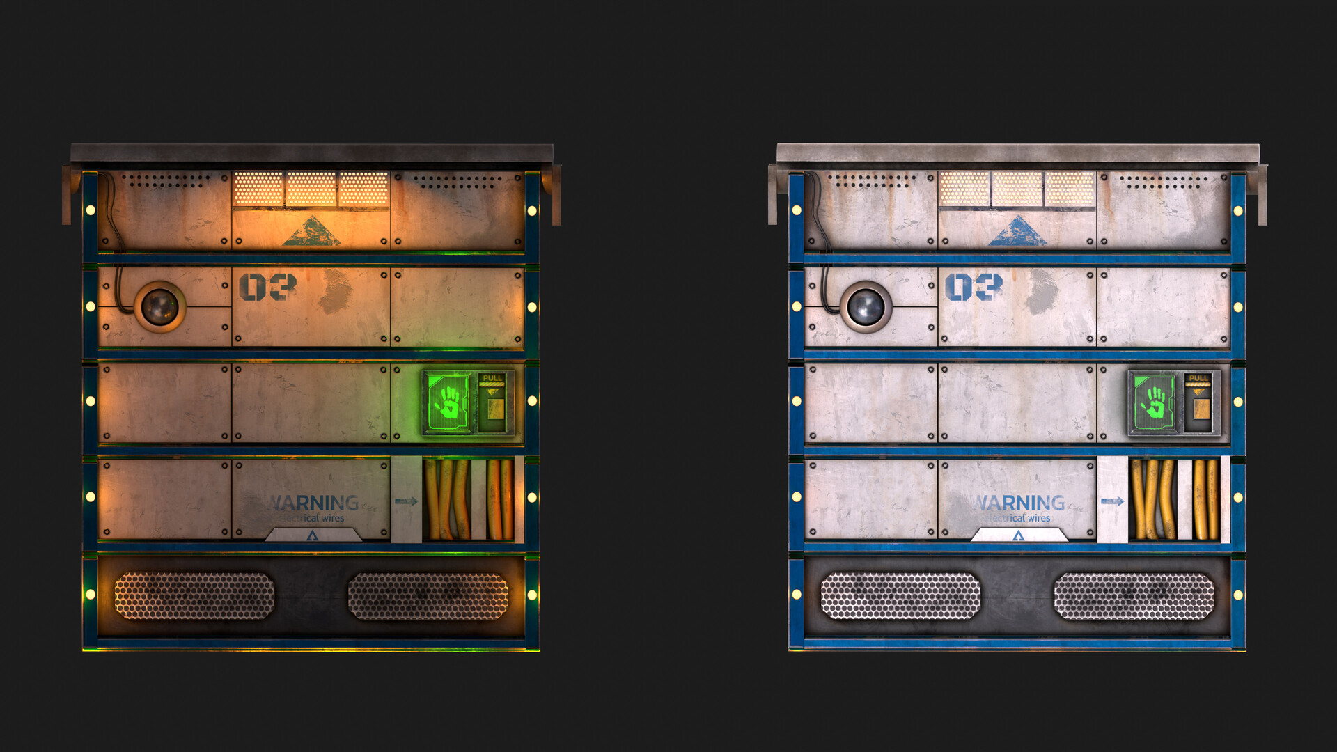 ArtStation - The Safest Garage Door ( GLOW ) - skin for Rust