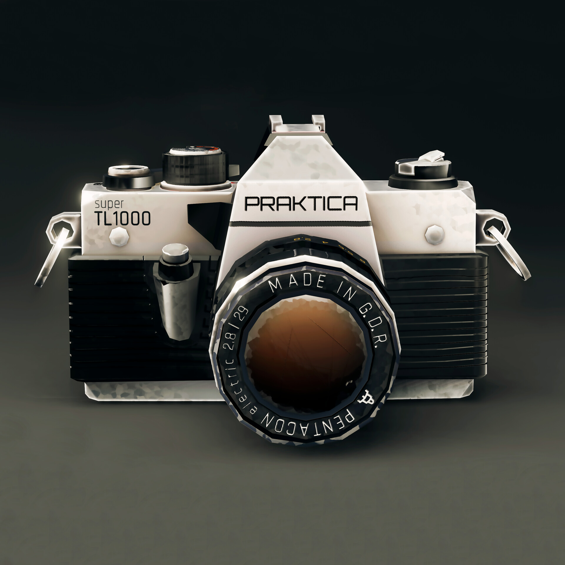 ArtStation - Retro 80s Stylized Camera