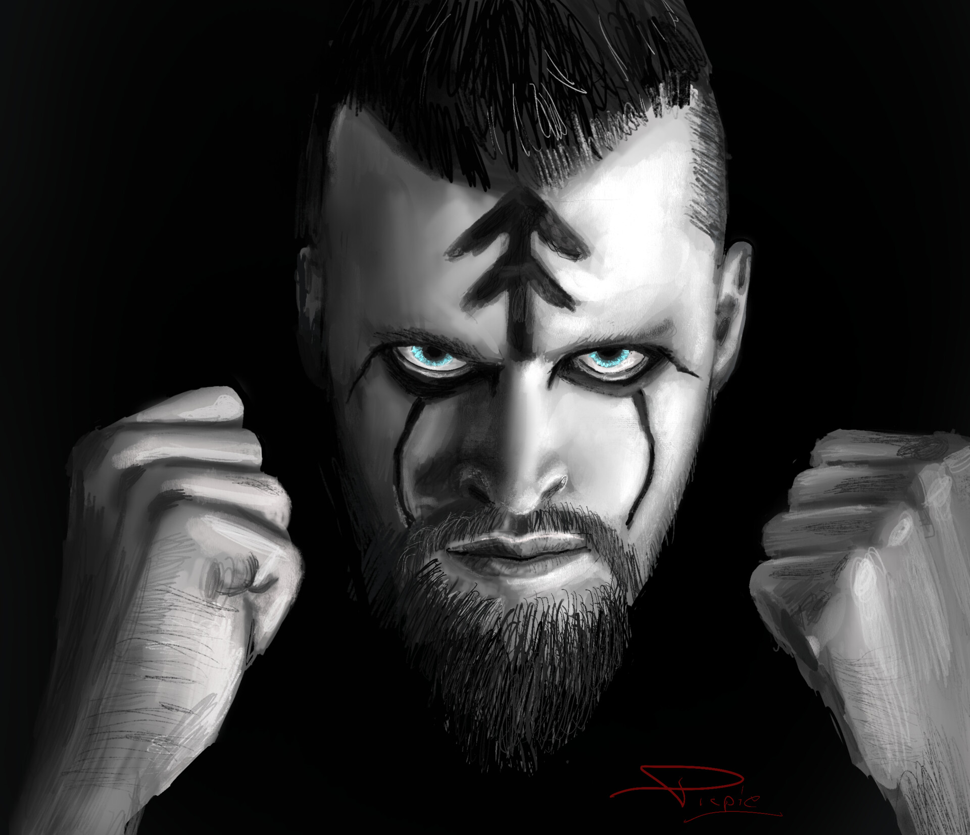 ArtStation - portrait Peyton Parrish