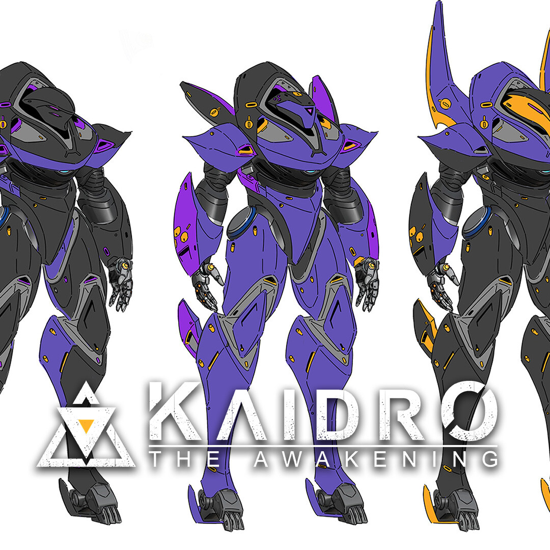 ArtStation - Kaidro: The Awakening // Light Class Mech - Triplets