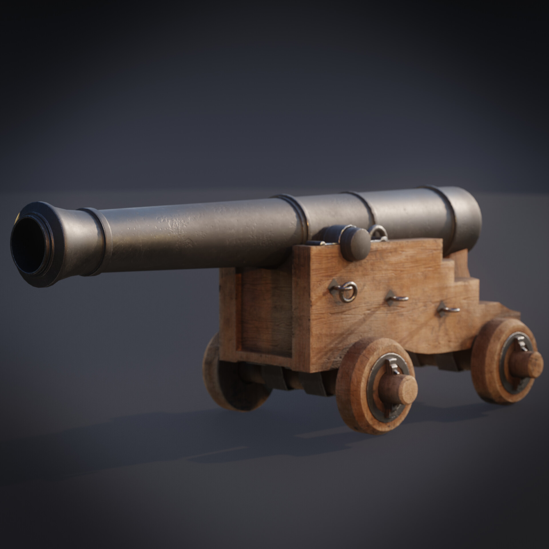 ArtStation - Heavy Ship Cannon 17th Century