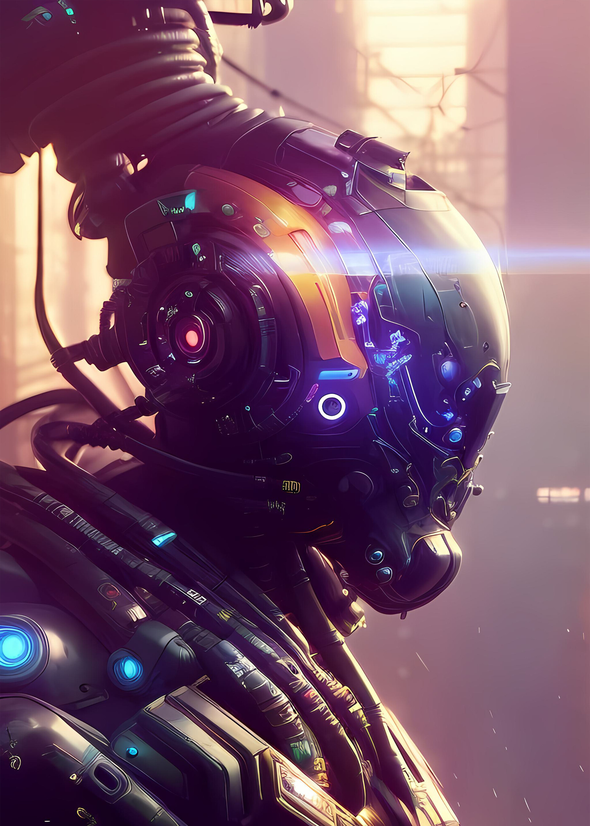 ArtStation - Cyberpunk Alien Robot R-Series