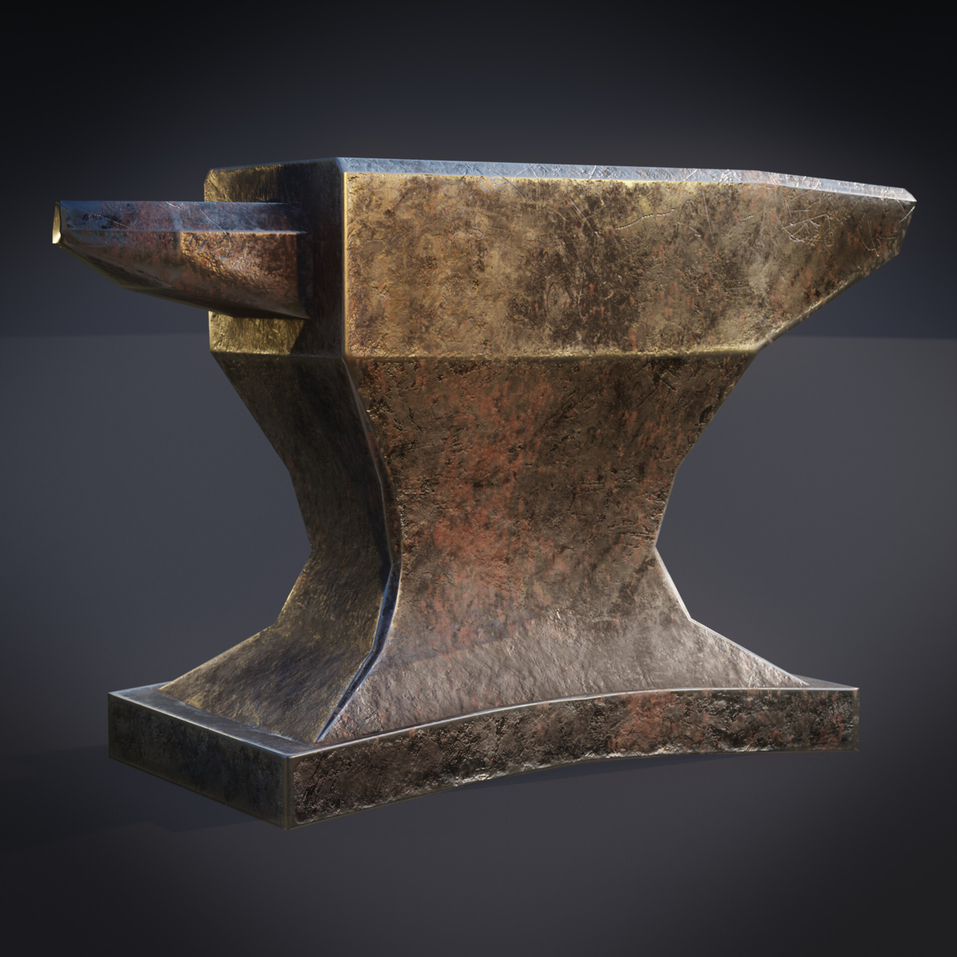 ArtStation - Strong Medieval Anvil