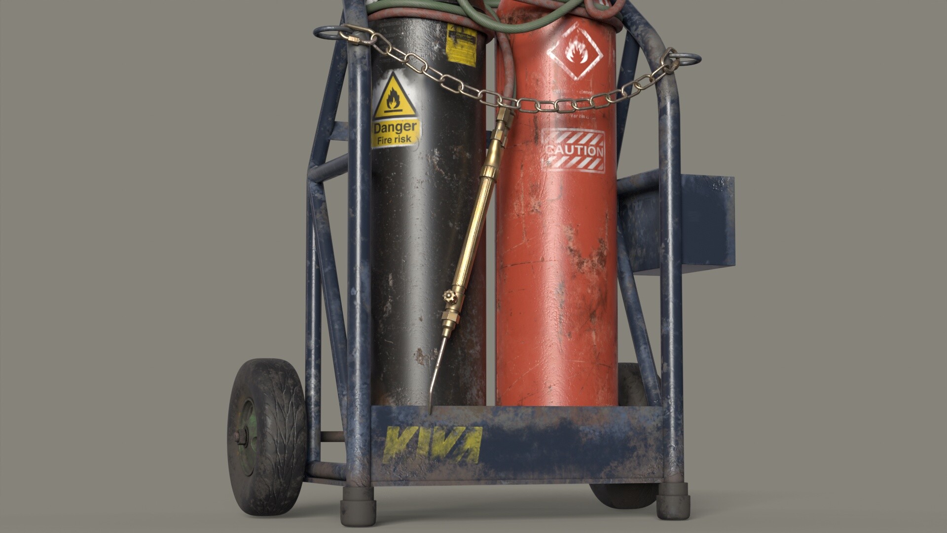 ArtStation - Texturing trolley exercise for New3dge School