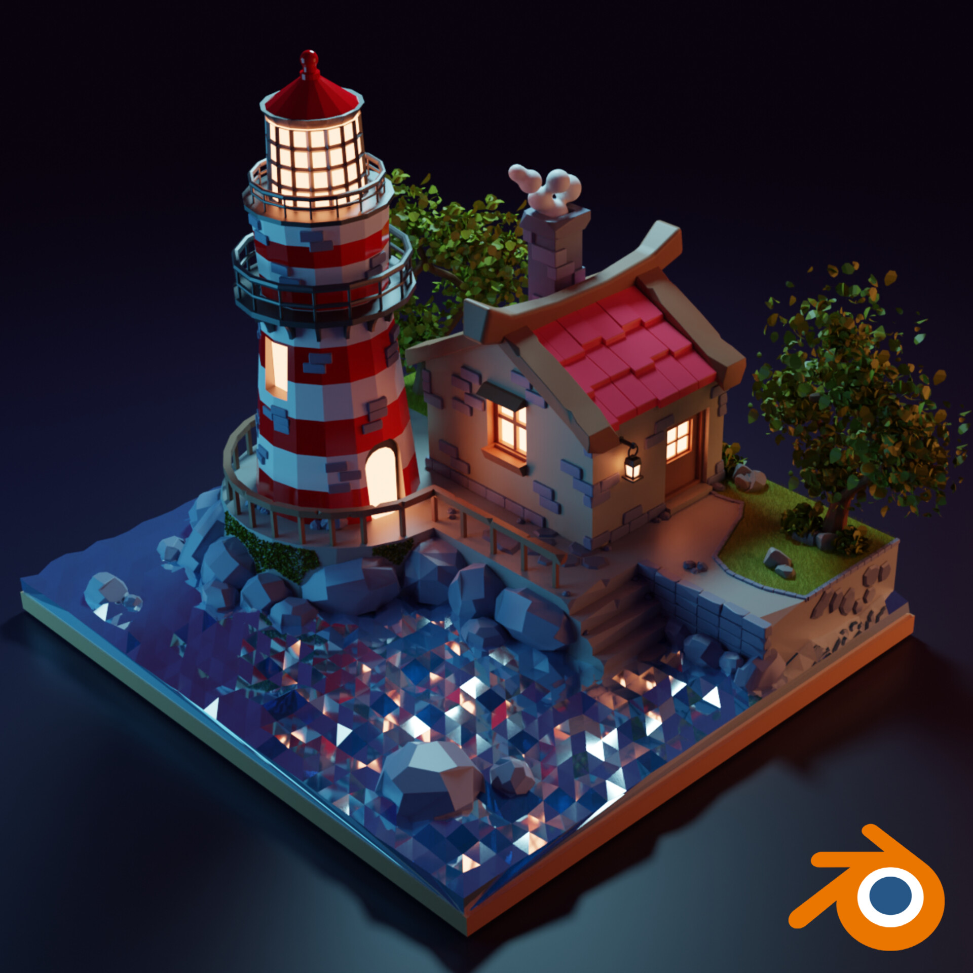 ArtStation - Lighthouse 3D Model