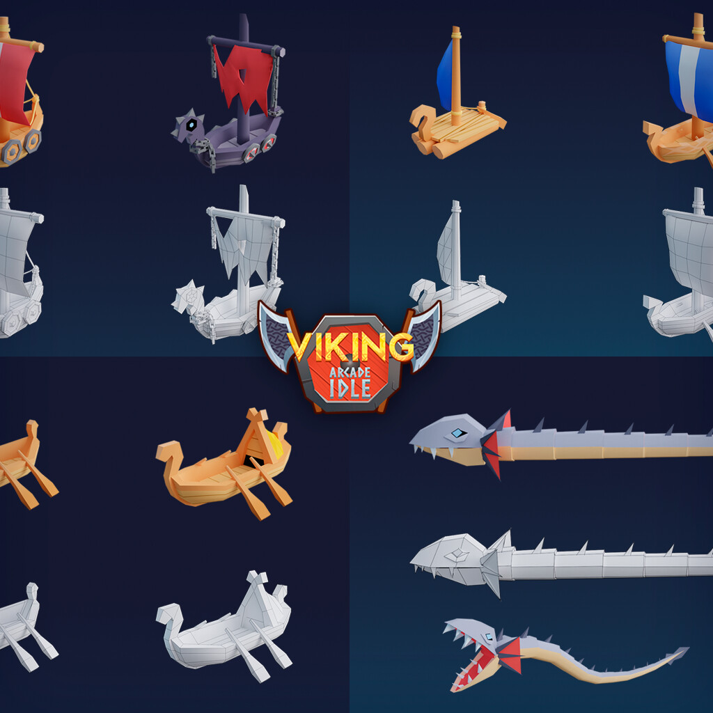 ArtStation - Viking: Arcade Idle №2