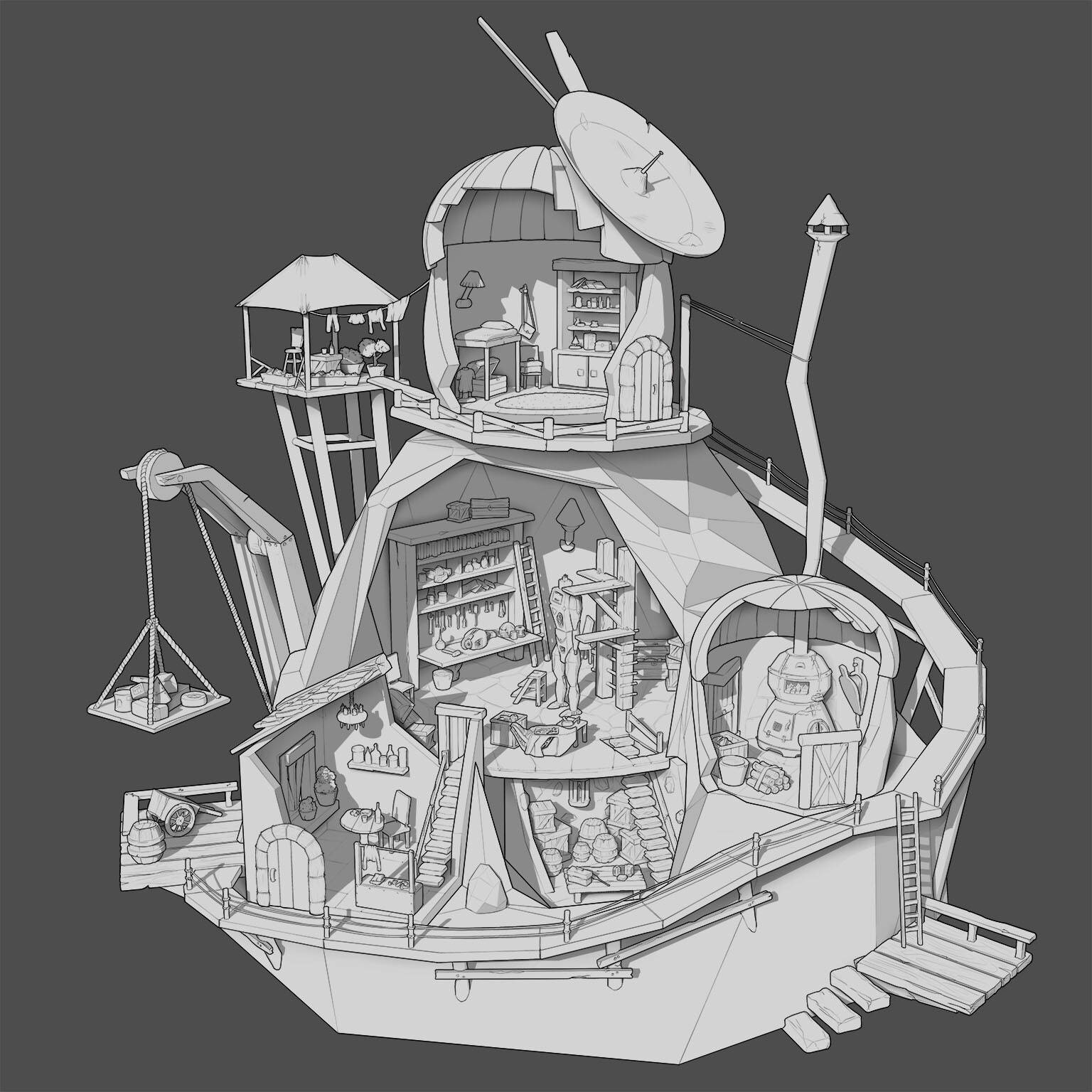 ArtStation - House of Robot Technician