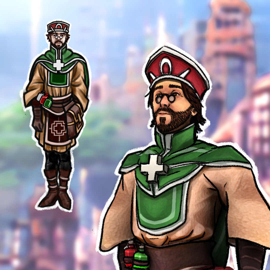 ArtStation - Fantasy Medieval Doctor