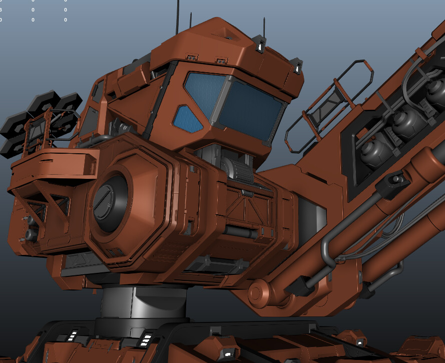 ArtStation - future excavator (WIP)