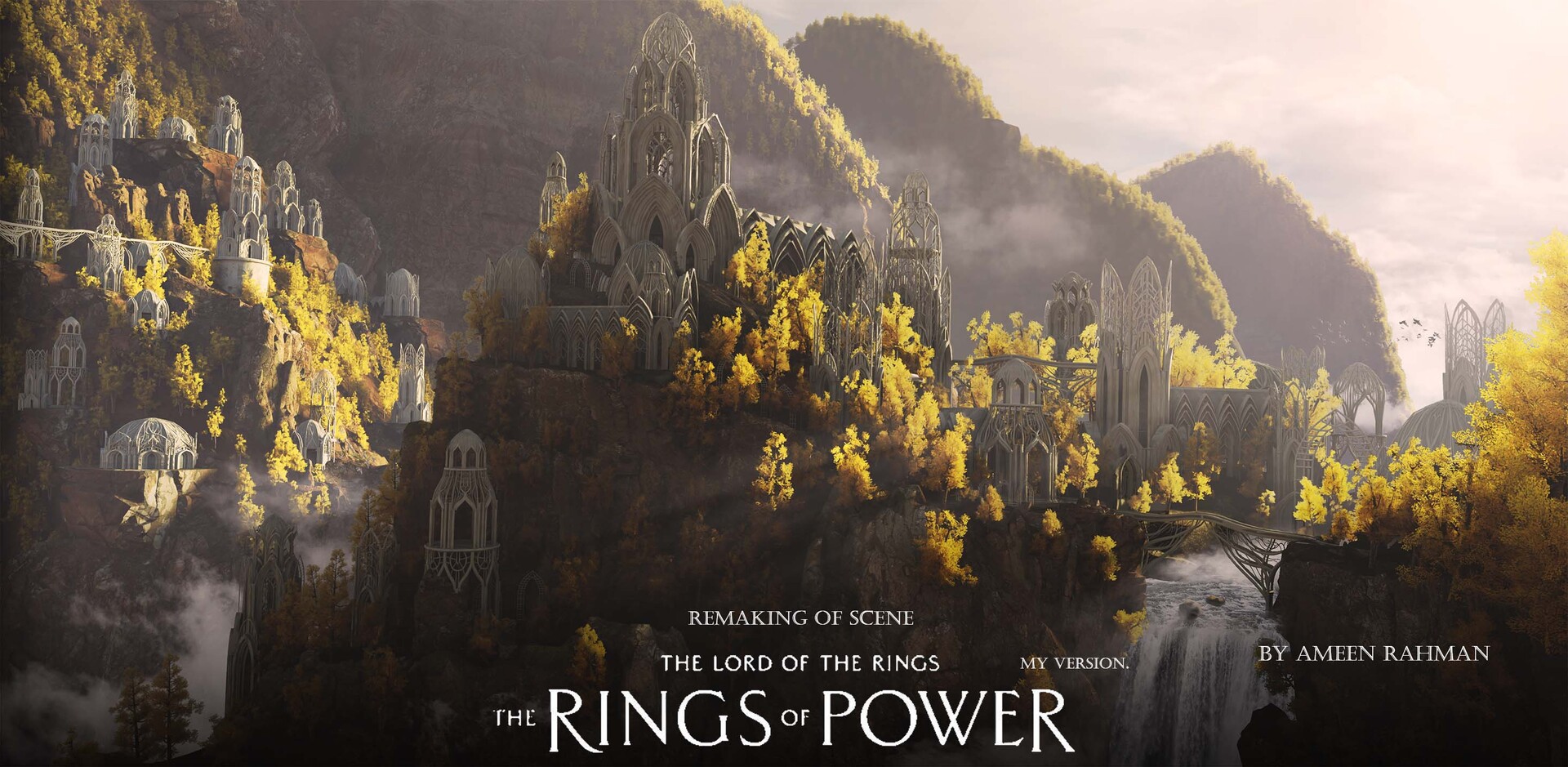 ArtStation - Lindon Capital of the high Elves