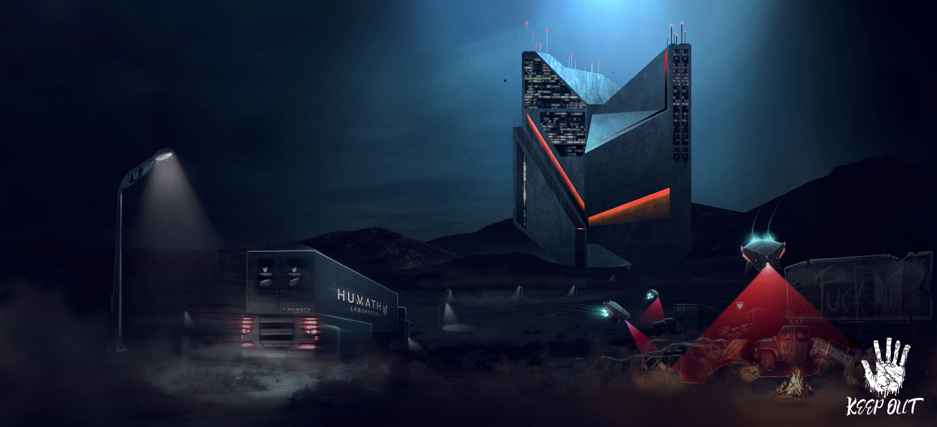 ArtStation - KEEP OUT_Background Concept Art_Humath