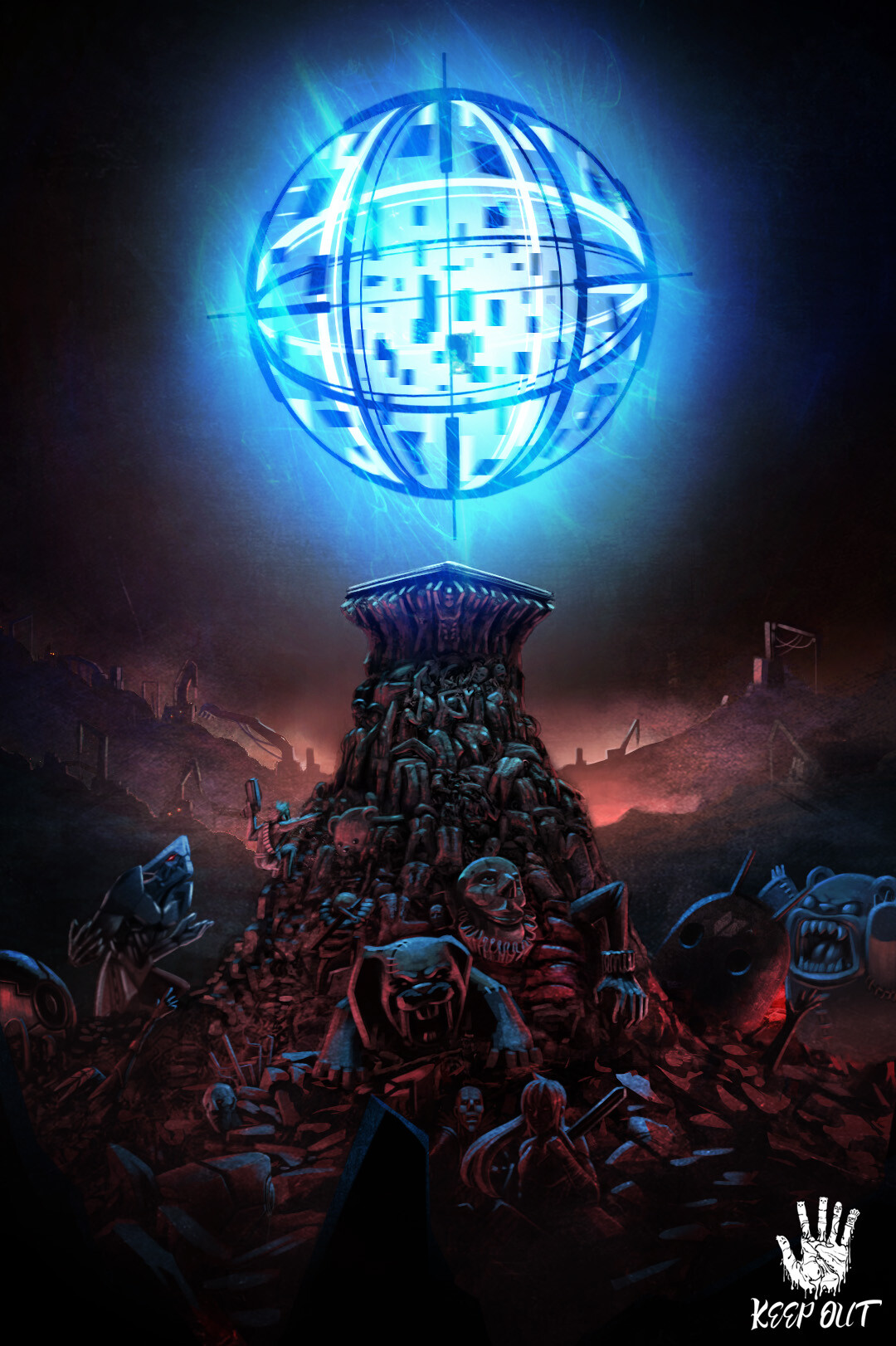 ArtStation - KEEP OUT_Background Concept Art_Boss Room