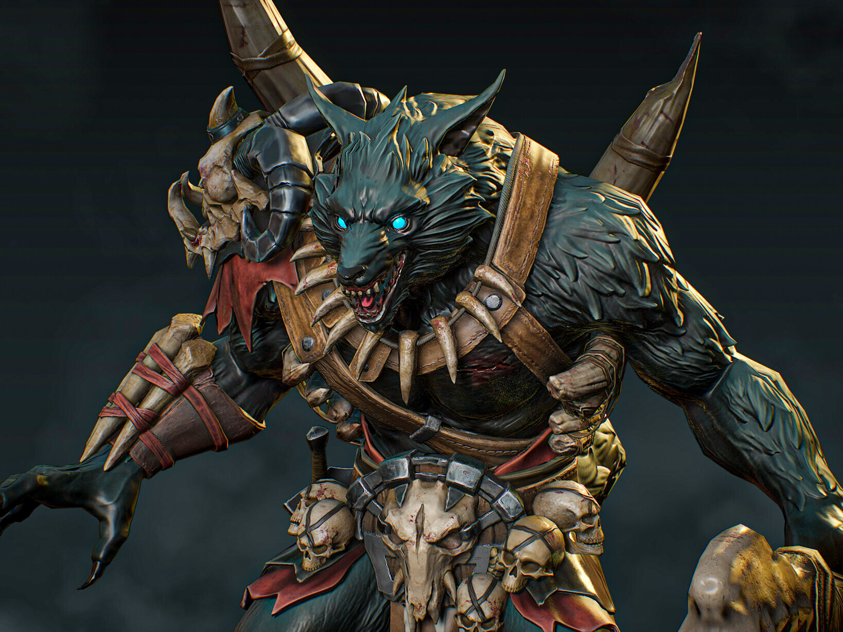 ArtStation - Carnisar Wolf - Realms Of Ethernity Concept